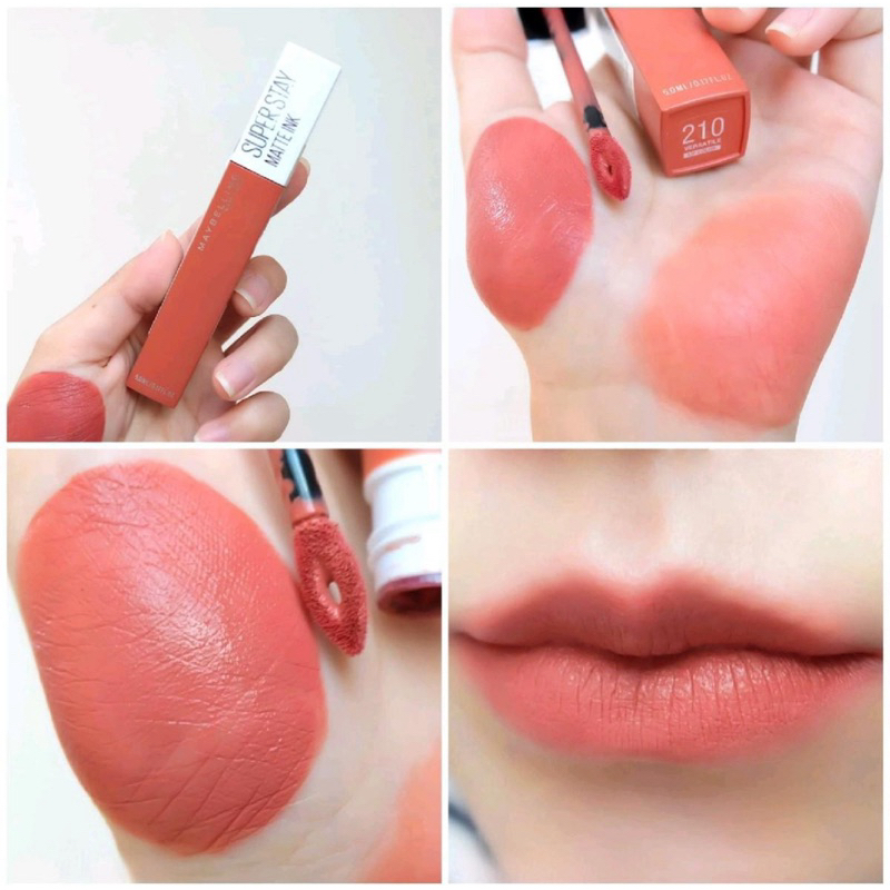 Maybelline Super stay matte ink No. 210 Versatile Nude Color Pink And ...