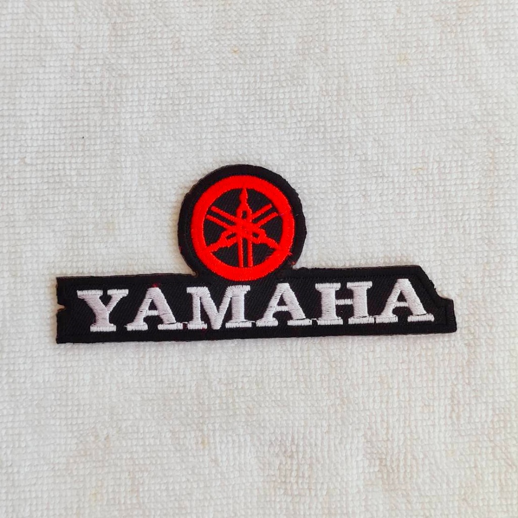 Iron On Clothes Motorcycle Brand Logo Yamaha Patch Yamah Racing Team Sticker DIY Jacket | Shopee ...
