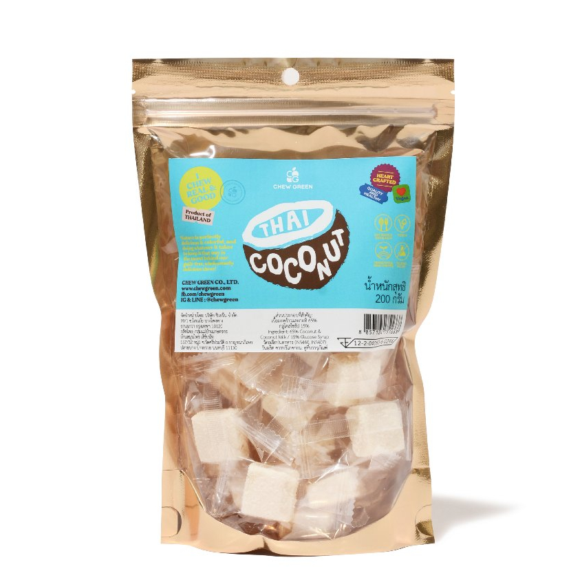 Chew Green Snack Coconut Jelly 200g-Aromatic Gummies 200g brand ...