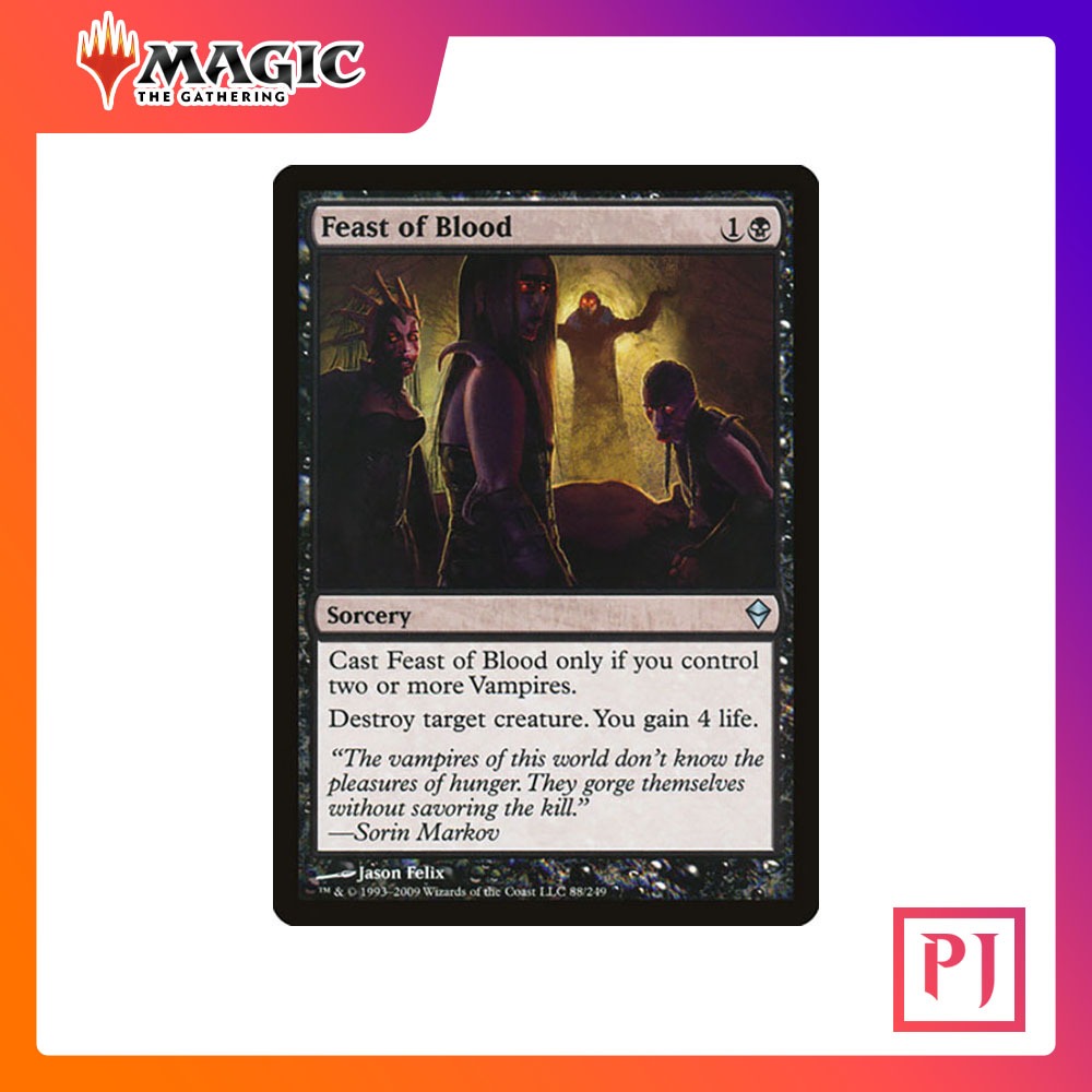 [MTG] Feast of Blood [ZEN] [BLACK] [UNCOM] [NORMAL] [ENG] (Magic Card ...