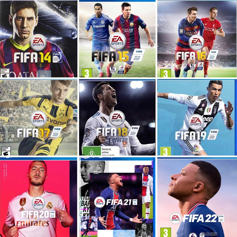 PS4 Disc FIFA 14-22 Game (Soccer Sports Game) Can Play 1-4 People ...