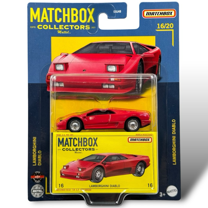 LAMBORGHINI Matchbox Collectors | Ini DIABLO Scale 1:64 | Shopee ...