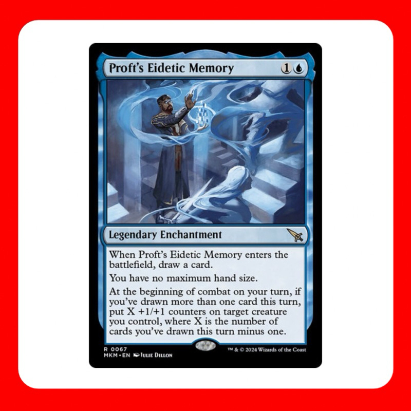 [MTG] Proft's Eidetic Memory [MKM] [BLUE] [RARE] [NORMAL] [ENG] (Magic ...