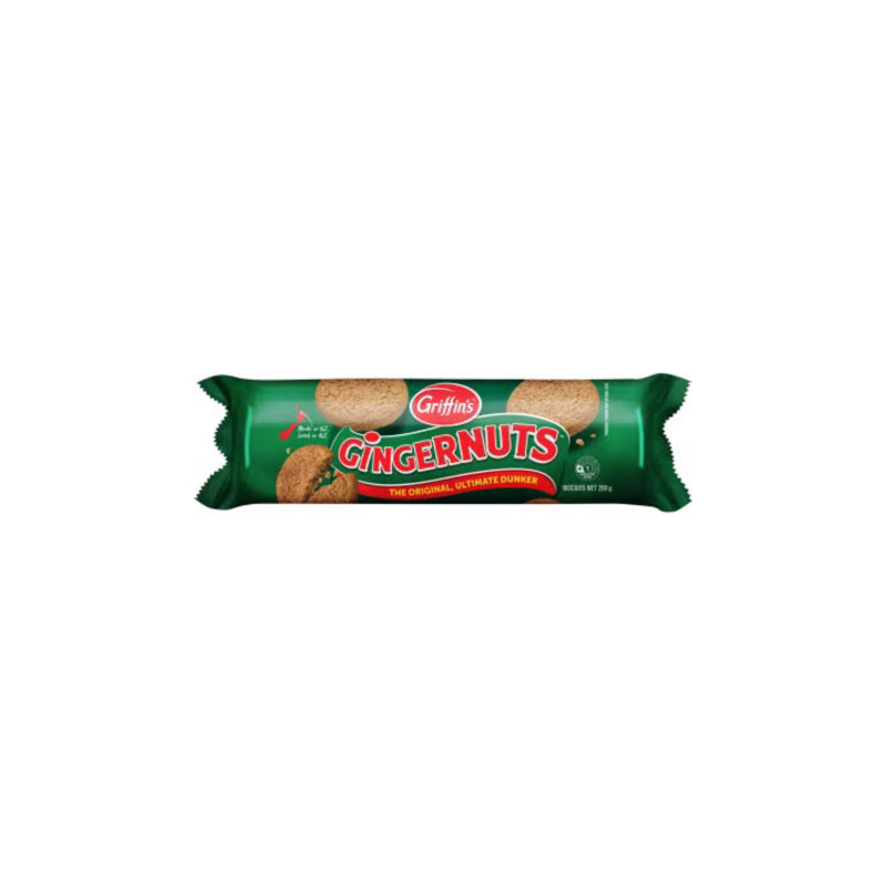 Griffin's Gingernuts the original biscuits 250g. wl Ginger Biscuit Nut ...