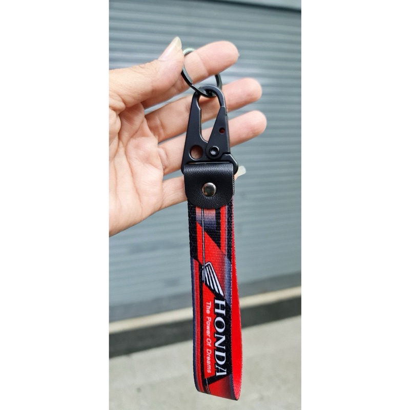 Racing Keychain Red Honda Pattern Hoop Is Aluminum. | Shopee Philippines