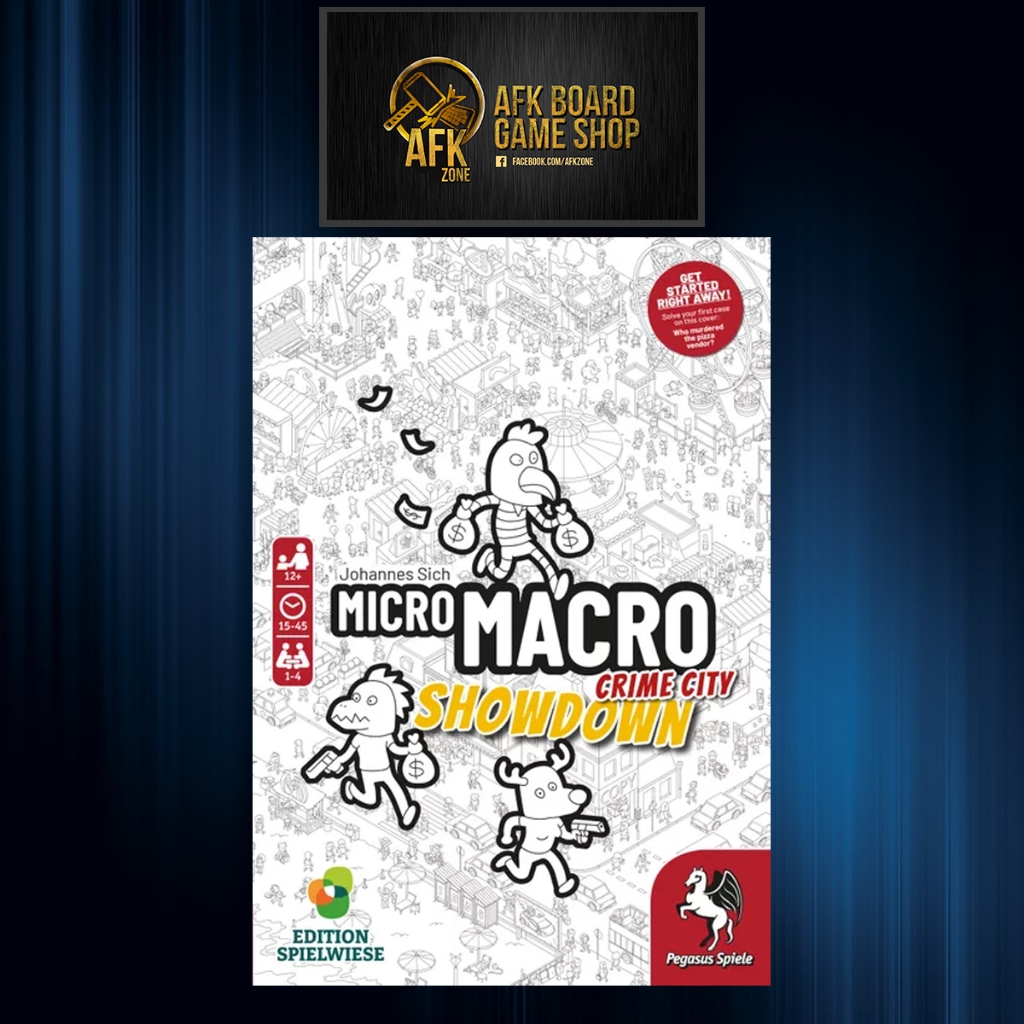MicroMacro Crime City Card Game 4 Showdown ENG Edition-Board - | Shopee Philippines