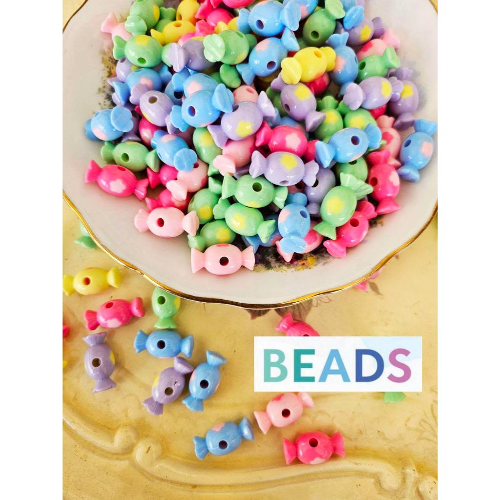 30g 27 20 mm Toffee Beads For Stringing Assorted Sizes With 27 Rope ...