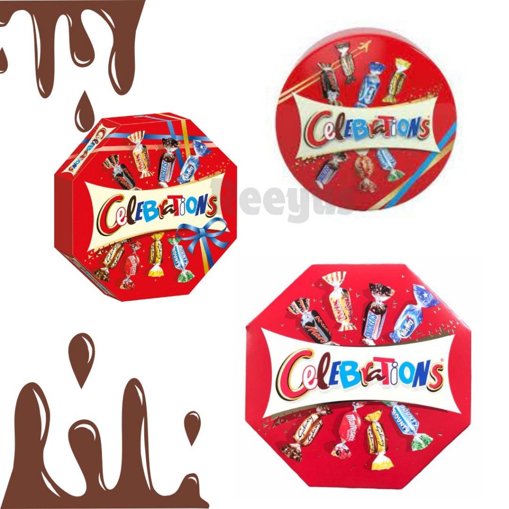 Celebration Mini Chocolate Mix In A Box Comes In 3 Sizes From Usa ...