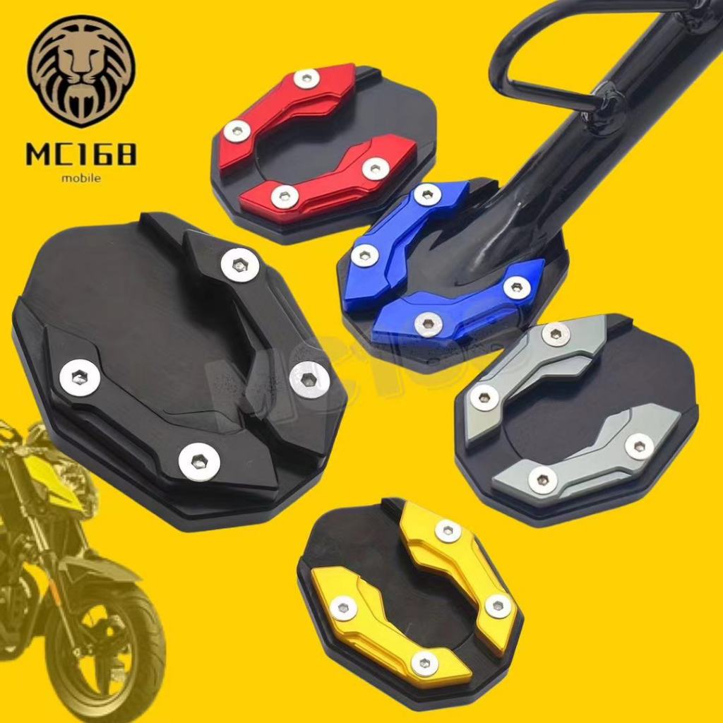 Metal Stand Shoes Laser Logo Pattern Pad Duck Feet For Nmax Wave click ...