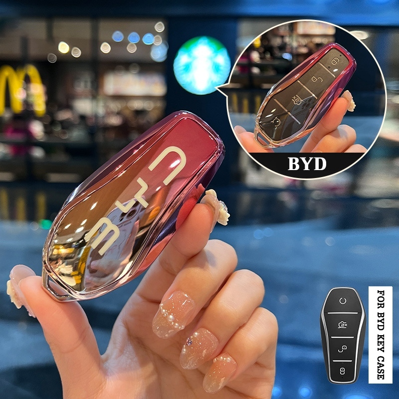 Car Key Case byd dolphin atto3 seal sealion 6 Keychain Cover | Shopee ...