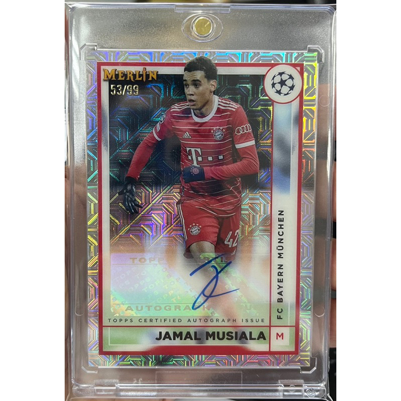 Jamal Musila (FC Bayern Munchen)/99 Topps Merlin Ucc 2022/2023 Future ...