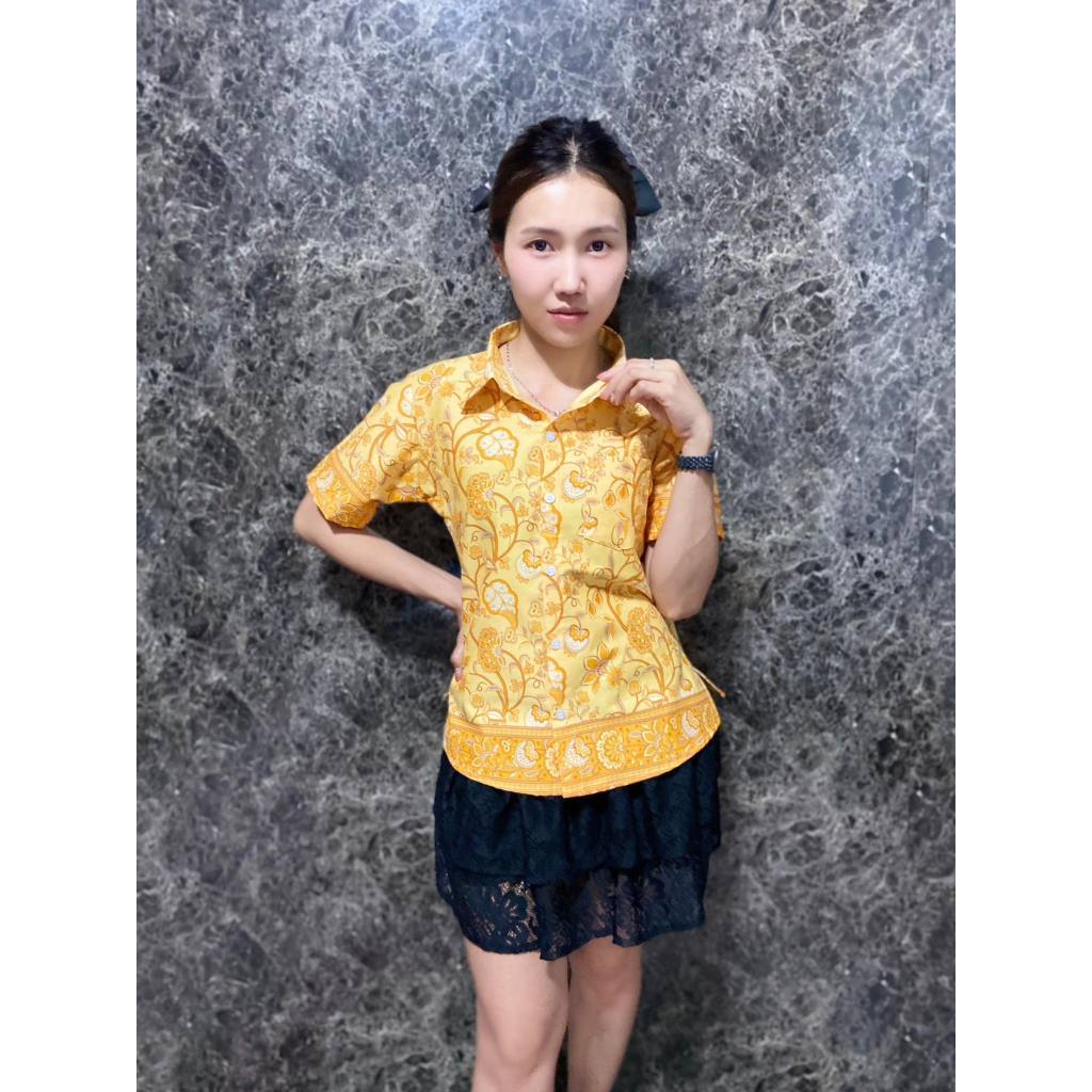 Shirt With Glue Pattern 2 Good No Fall Off Thai Cloth Shop Ban Rorat ...