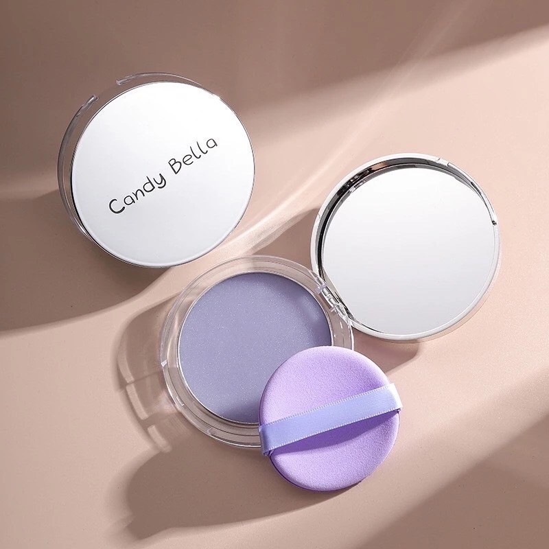 Candy bella Purple Powder Blue Blur The Skin Lock Oily Face Pores 10g ...