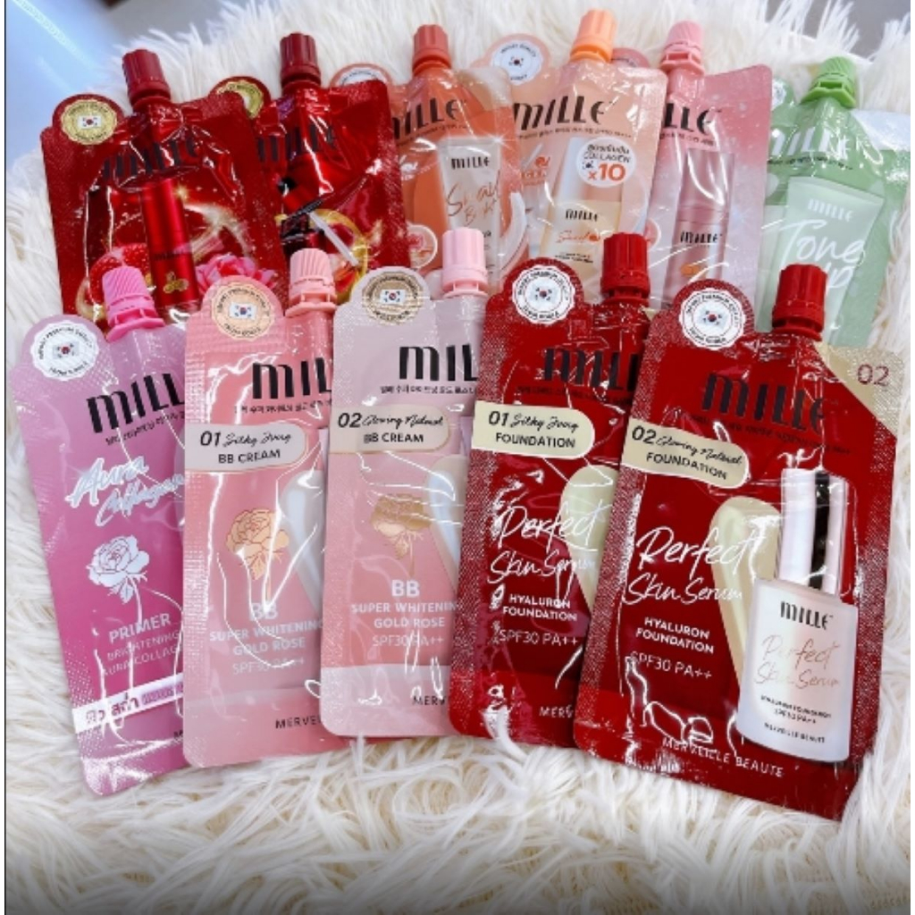 MILLE Foundation/BB/Sunblock/Primer/Treatment BB Cream/Primer/Serum ...