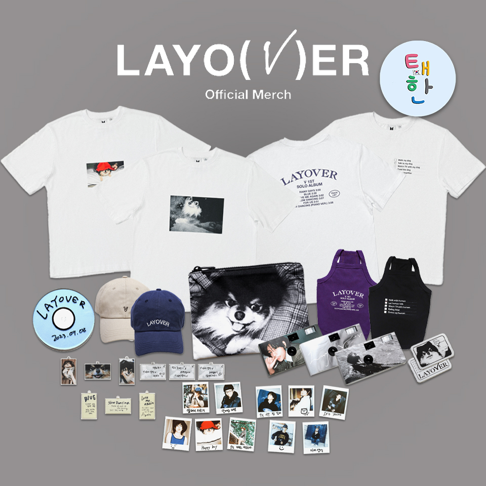 [BTS] V Solo Album 'Layover' Official Merch | Shopee Philippines