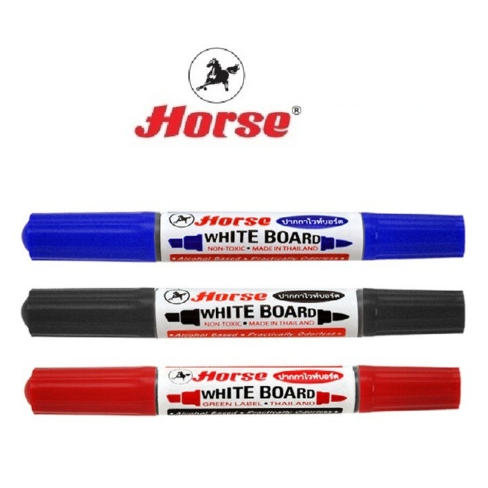 HORSE Brand 2 Whiteboard Marker Single Color Amount 1pc. | Shopee ...