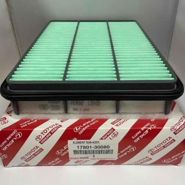 OEM 17801-30080 Air Filter 2003 Toyota PRADO 2700GX/2TR 3400 4700 ...