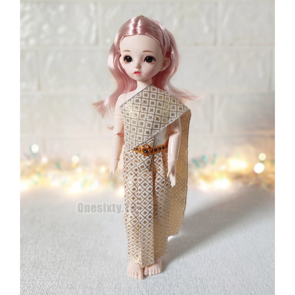 Baboly Dress Thai Sabai White Gold BJD Doll Not Including The Doll ...