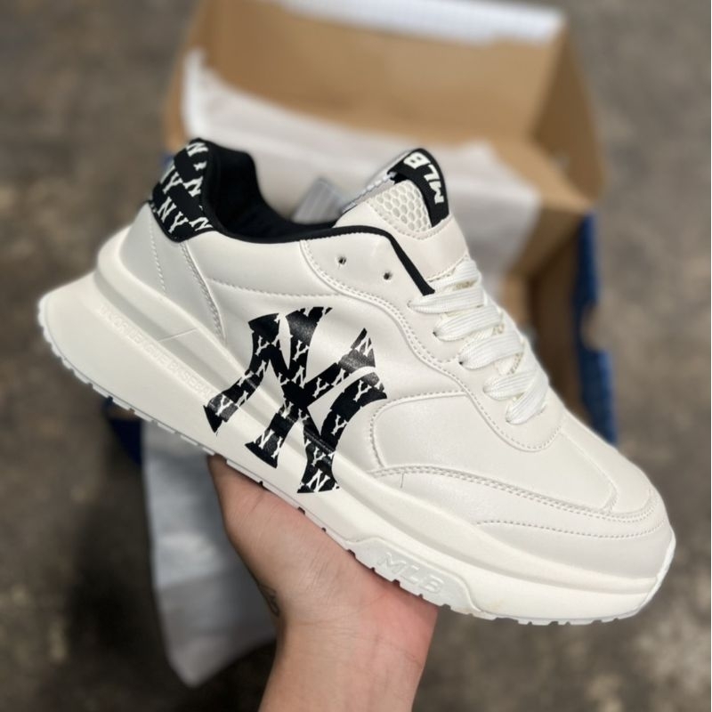 Mlb Shoes Sneakers High Sole 6CM ️ With Box Bag Crash Shop2024 Made In ...