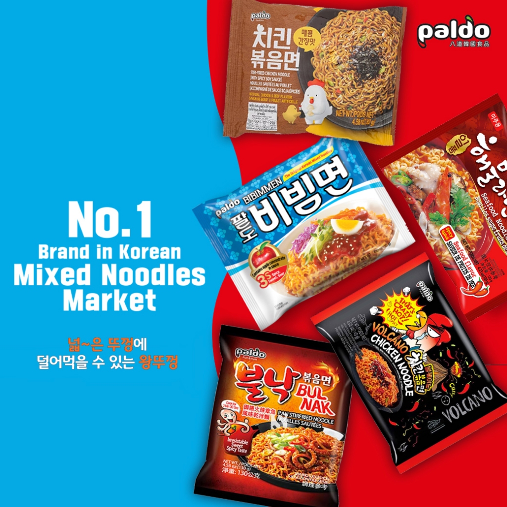 Paldo Instant Noodle Ramen 7 Delicious Flavors From Korea 115-140g ...