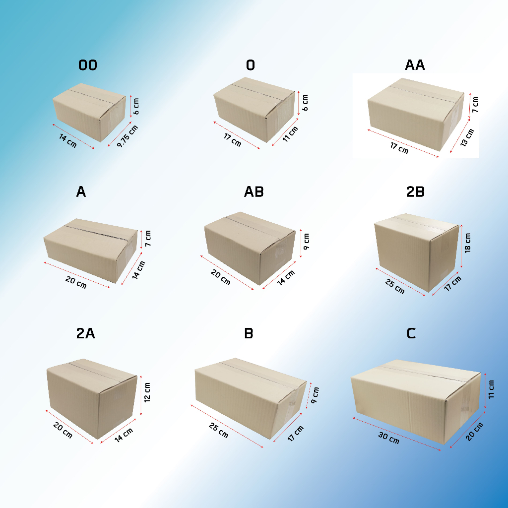 Parcel Box Post Paper Number 00 Buy 1 Piece | Shopee Philippines