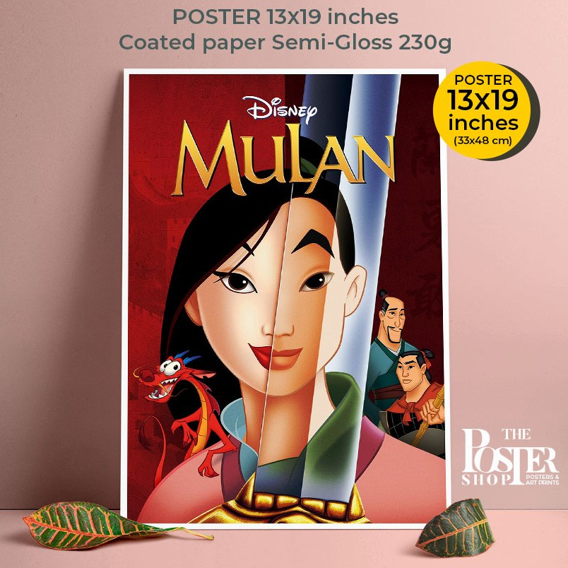 Mulan Poster Picture Size 33X48 cm (No Frame) | Shopee Philippines