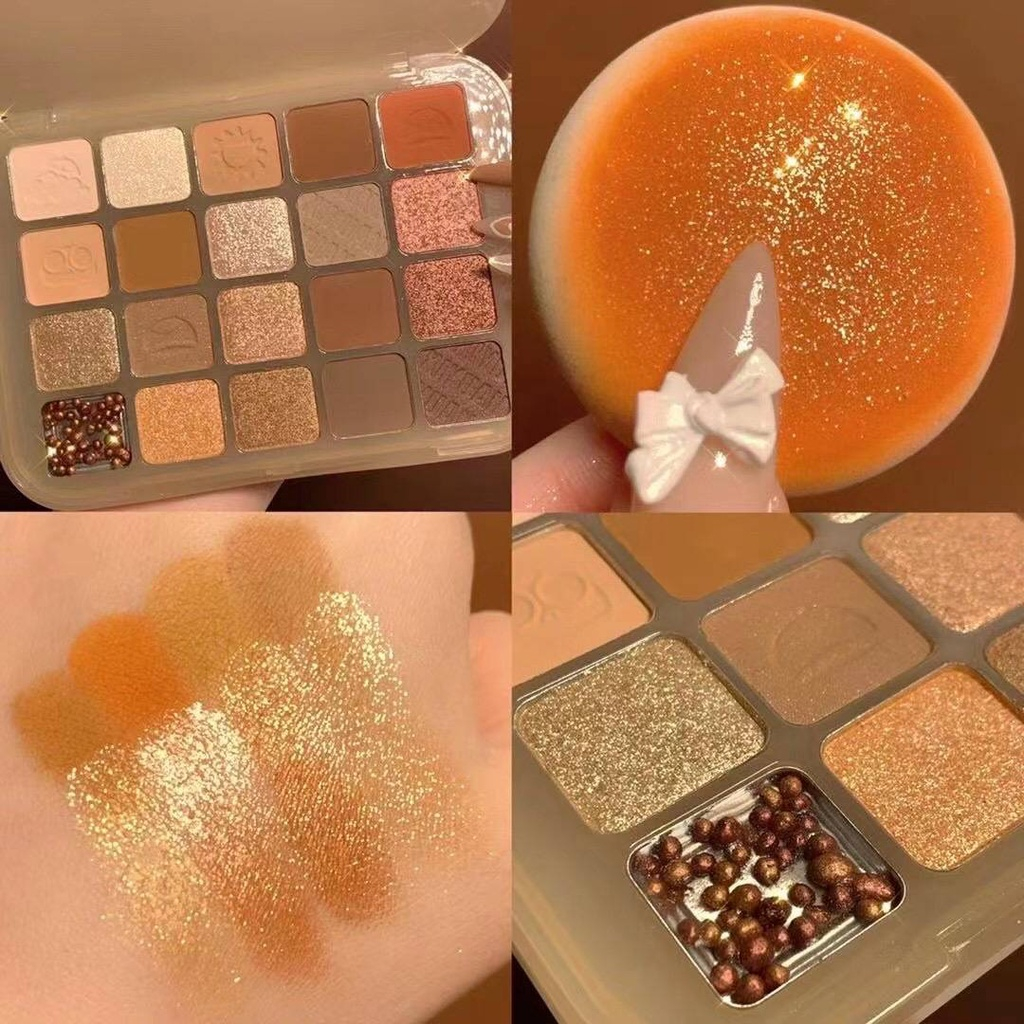 20-Color Eyeshadow XIYUAN Chestnut Palette 20-Color Parade Eye Shadow ...