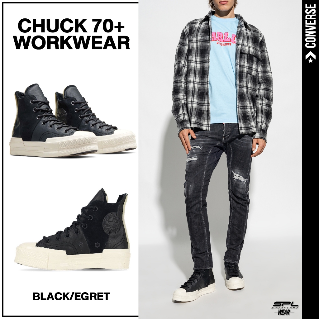 Converse Sneakers Casual Shoes UX Chuck 70 Plus HI A05260CF3BKXX (4200) | Shopee Philippines