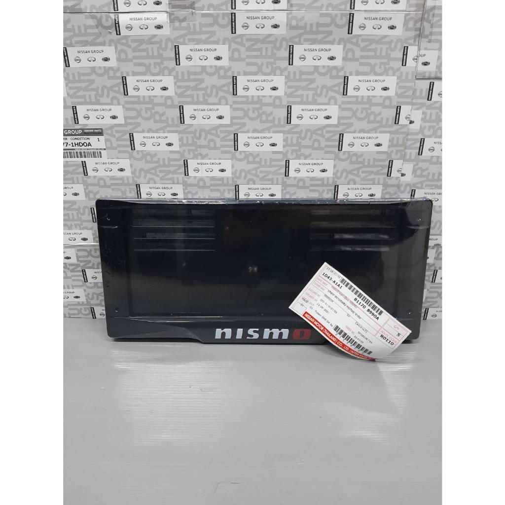 2 Pcs NISMO License Plate Frame Front And Rear About 17 Cm Wide. And ...
