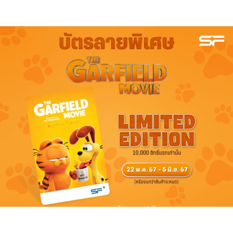 Trading Card Hard Garfield The Movie 2024 SF + Authentic Authorized By ...