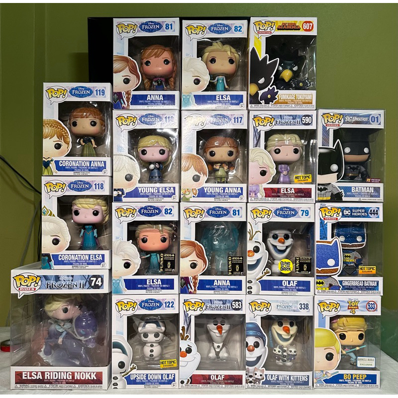 FUNKO POP DISNEY DC FROZEN ELSA ANNA OLAF FROZEN2 BATMAN TOY STORY MY ...