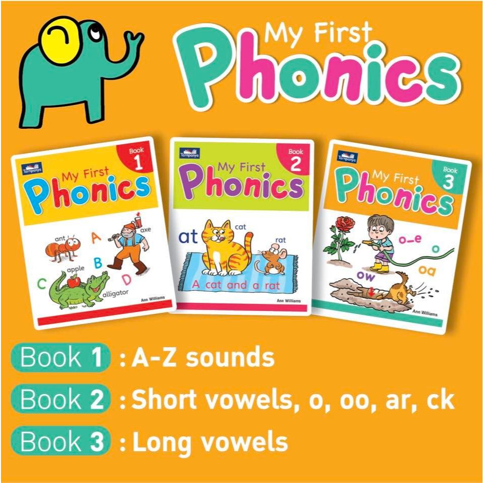 My First Phonics Volume 1-3 Sets Starting To Read Spelling English ...