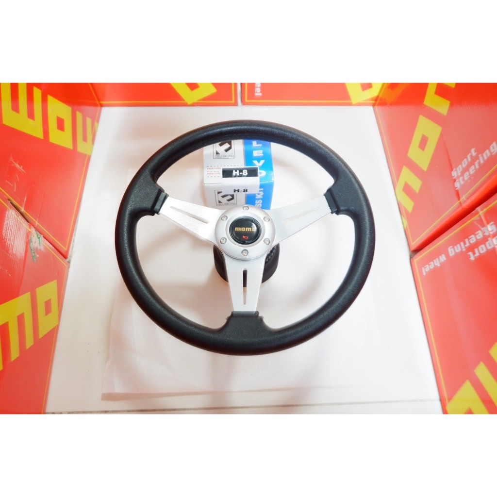 momo Car Steering Wheel Set 14 Inch Lift Rod Mitsu Old Model With Neck ...