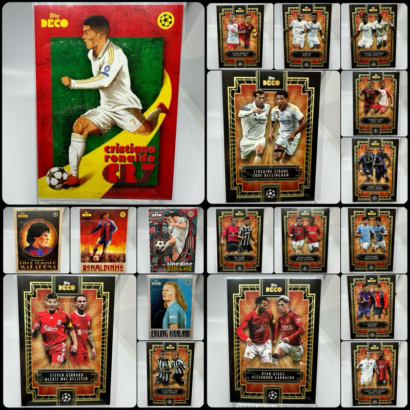 Topps Authorized Football Collectible Cards DECO 2023-24 Artistry And ...