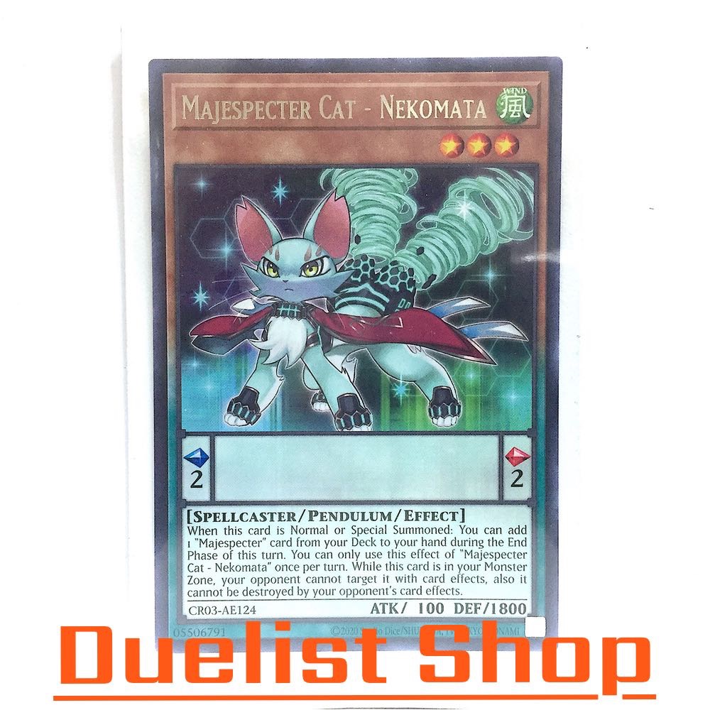 Majespecter Cat-Nekomata (R) Monster Wind Level3 Scale2 [Spellcaster ...