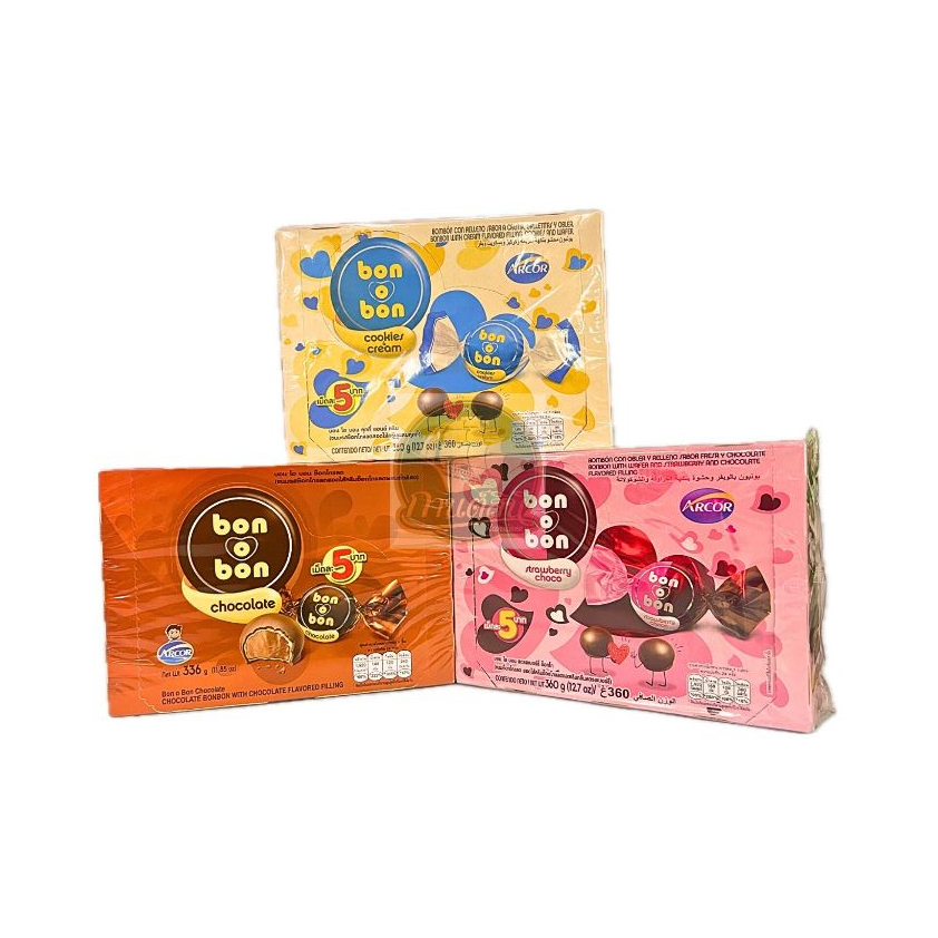 Bon O Chocolate Coated Snacks And Filled With Various Flavors Volume ...