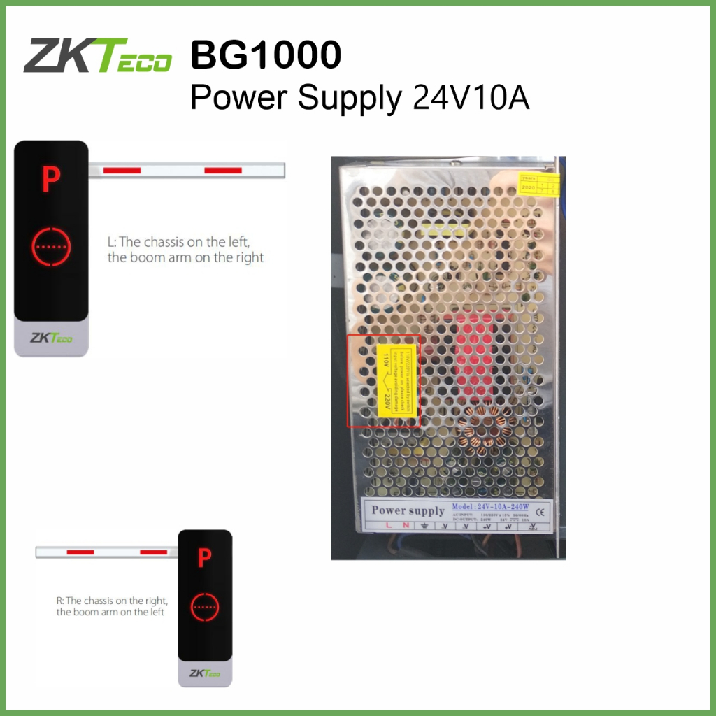 ZKTeco Car Baffle Power Supply Region Model BG1000 | Shopee Philippines