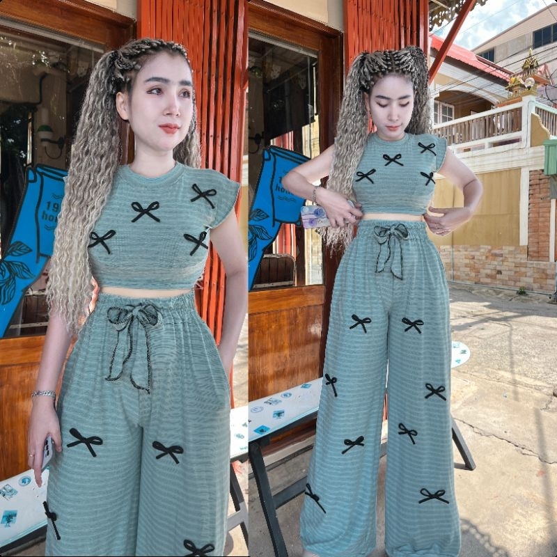 Green Pattern Attached To Bo Sam D A Complete Set Of | Shopee Philippines