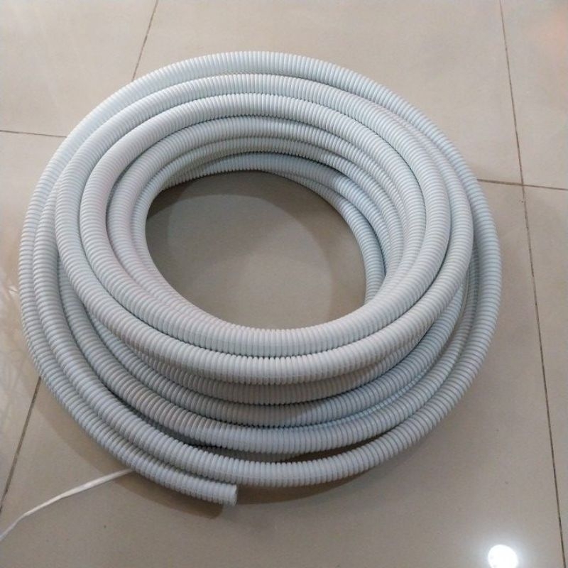 Pvc Flexible Pipe Or White Corrugated Size 20mm. | Shopee Philippines