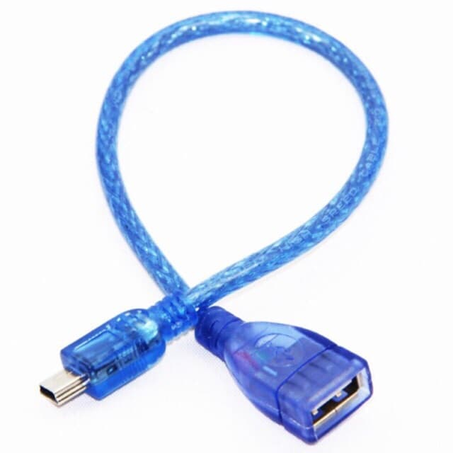 Usb20 Female To Mini Usb Male Cable Adapter 5p Otg V3 Aux Extension 3106