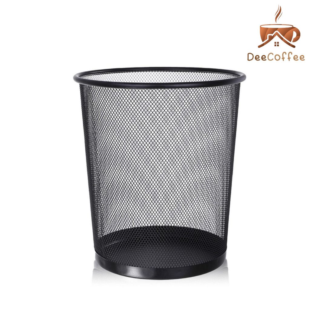 Steel Grid Garbage Bin Office Waste 26 cm Size Metal Dee Coffee ...