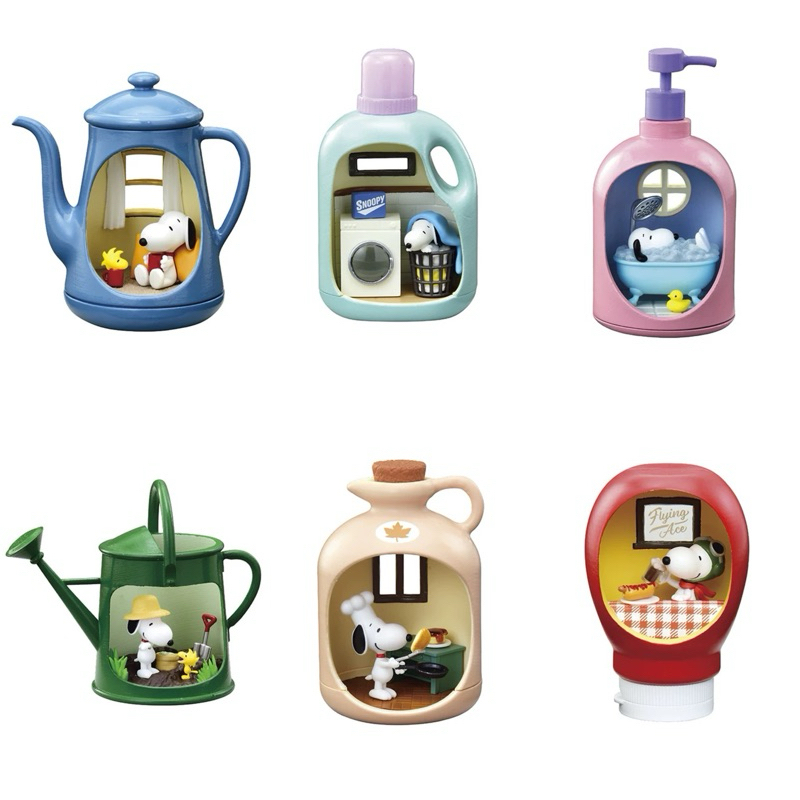 Snoopy Re-ment Random Box: Peanuts Snoopy's Life in a Bottle | Shopee ...