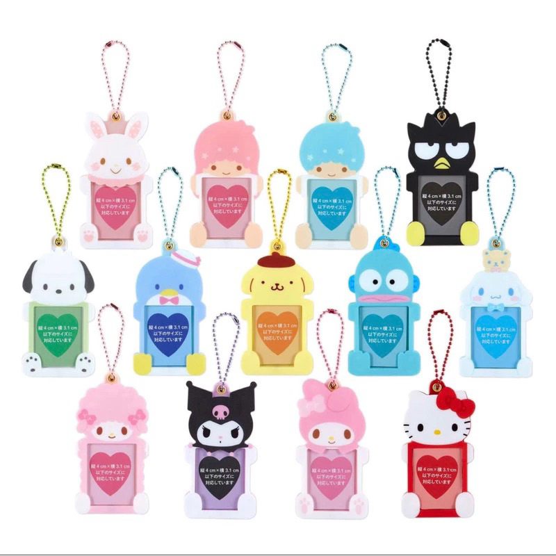 Keychain With Picture Sanrio Real Thing Very Good Work Clear Acrylic ...