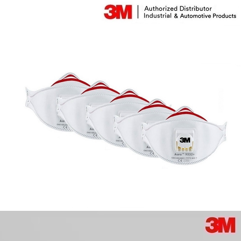 3M Model 9332A+ FFP3 Foldable Dust Mask With Ventilation Valve (5 Pieces) | Shopee Philippines