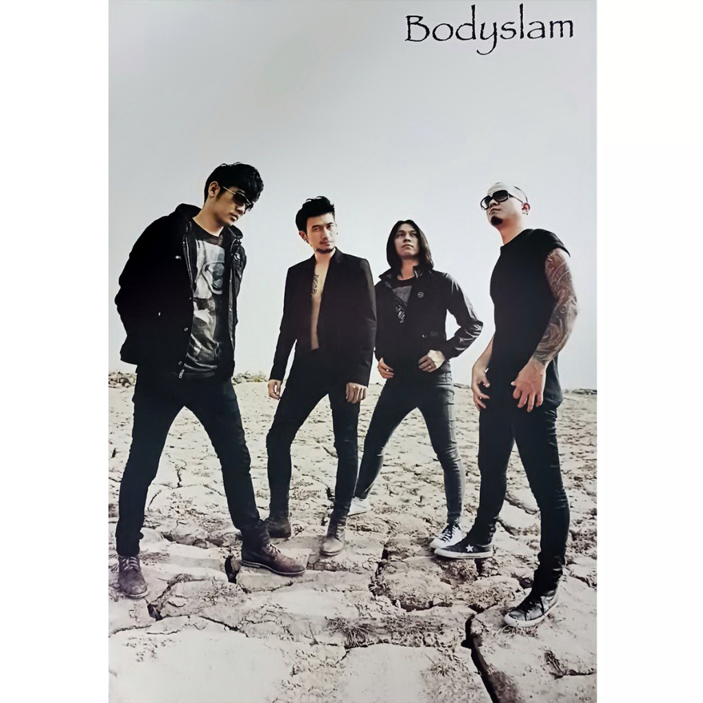 Bodyslam poster Band Music Thai Rock Figure Wall Picture Beautiful 34.5 ...