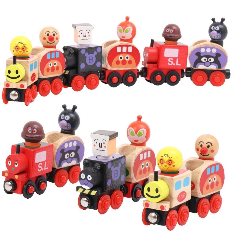 Anpanman And Friends Wooden Train | Shopee Philippines