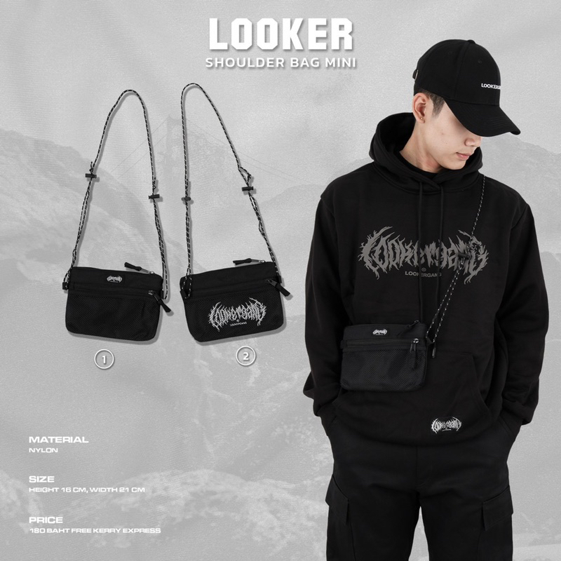LOOKER-Black Sling Bag (2 Types To Choose) | Shopee Philippines