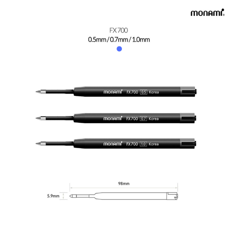 Monami Ballpoint Pen Refill Fx 700 | Shopee Philippines