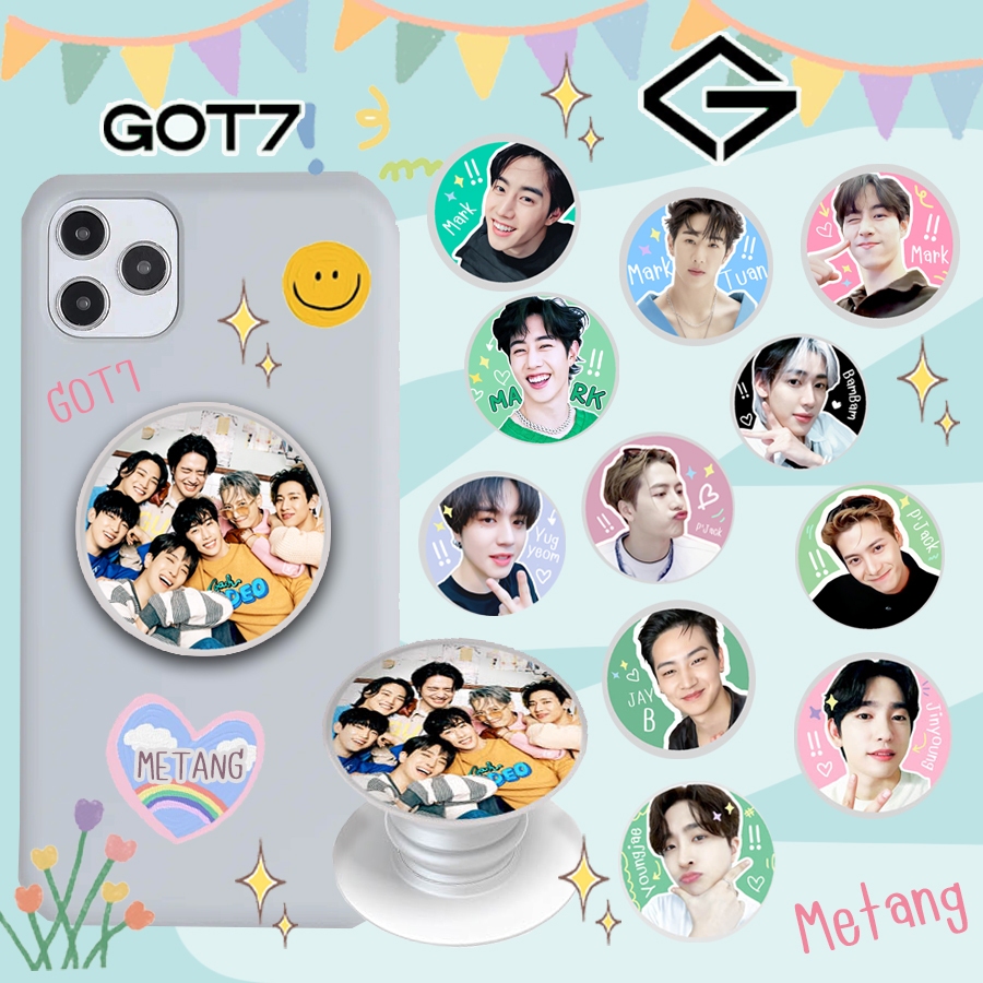 Griptok Attached To The Back Of The Phone Got7 Images Clear | Shopee ...
