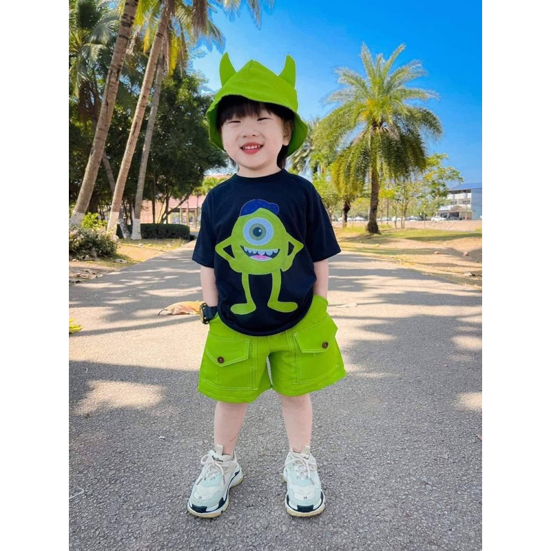 Green Monster Boy Set (3pcs) | Shopee Philippines